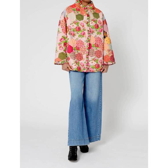 Manoush | Jackets & Coats | New Manoush Roses Patchwork Jacket In ...